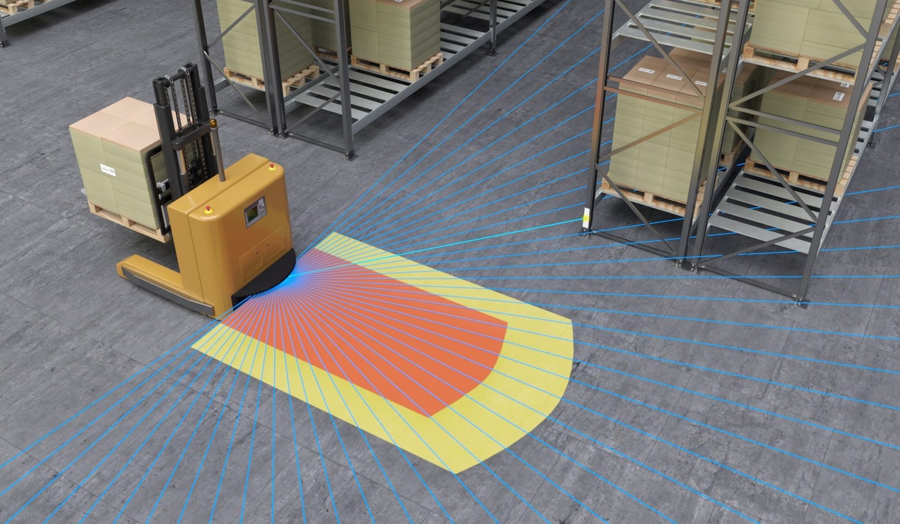 Automated guided vehicles on safe paths